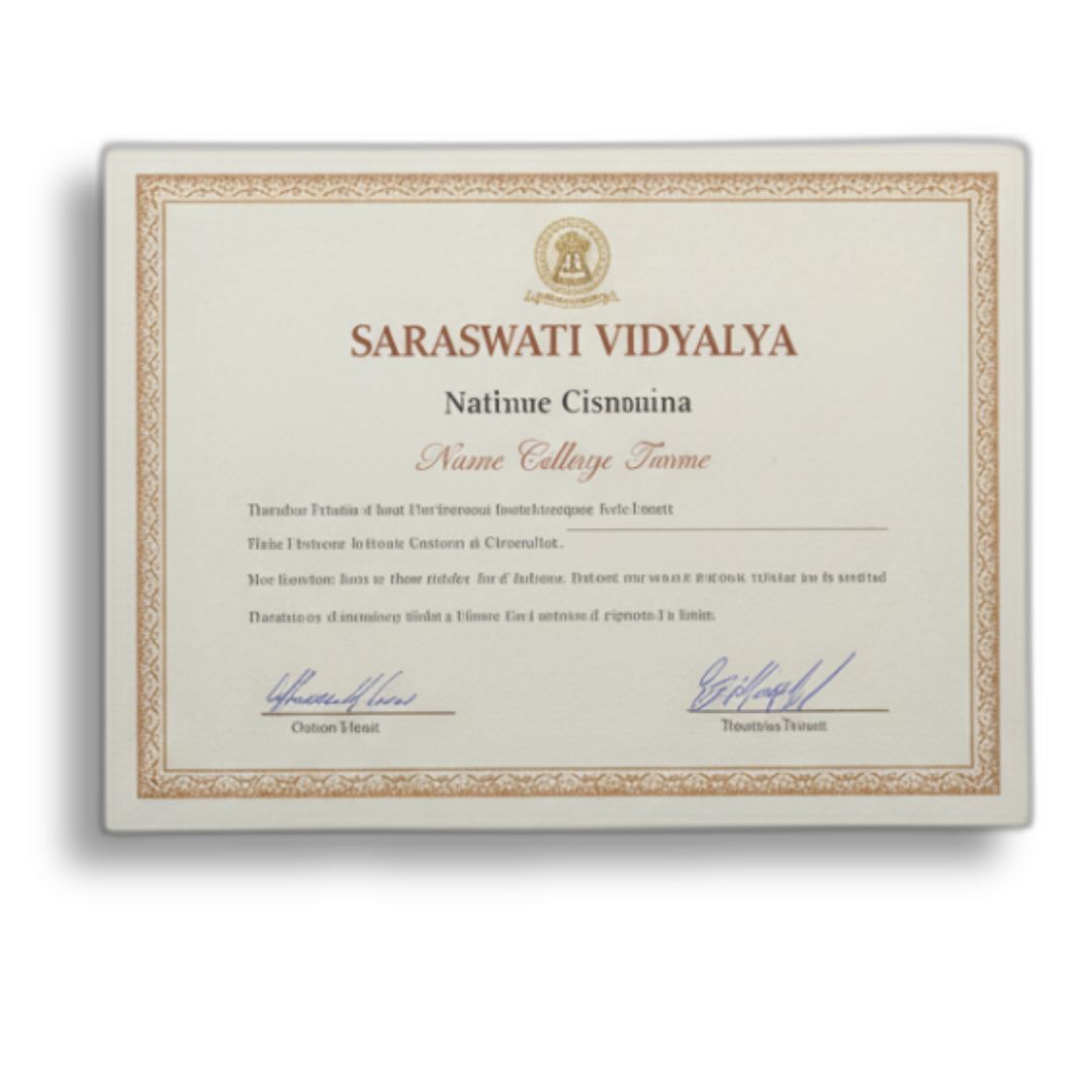 School Certificate Name Change - Update Educational Document